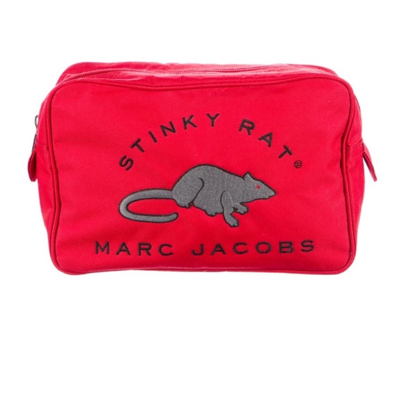 Marc Jacobs | Bags | Marc Jacobs Red Stinky Rat Toiletry Bag | Poshmark